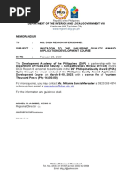 DILG RO 8 - PQE Application Form | PDF