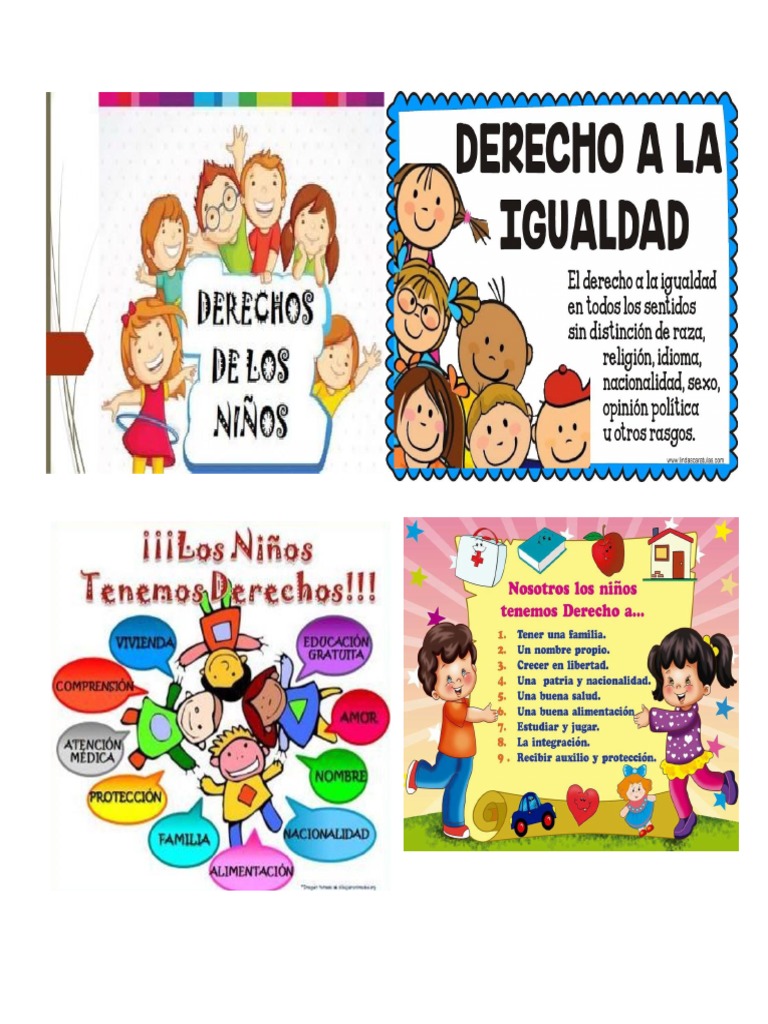 Carteles Derecho de Los Niños | PDF