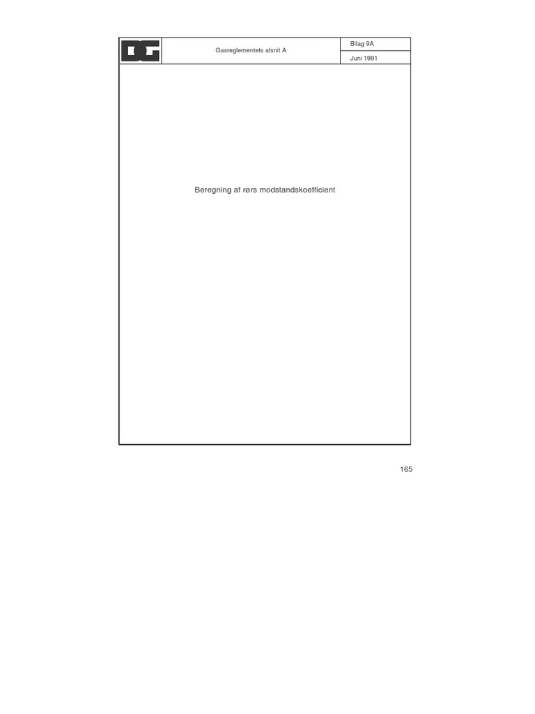 Gasreglementet - A Del 3 - Fra Bilag 9A | PDF