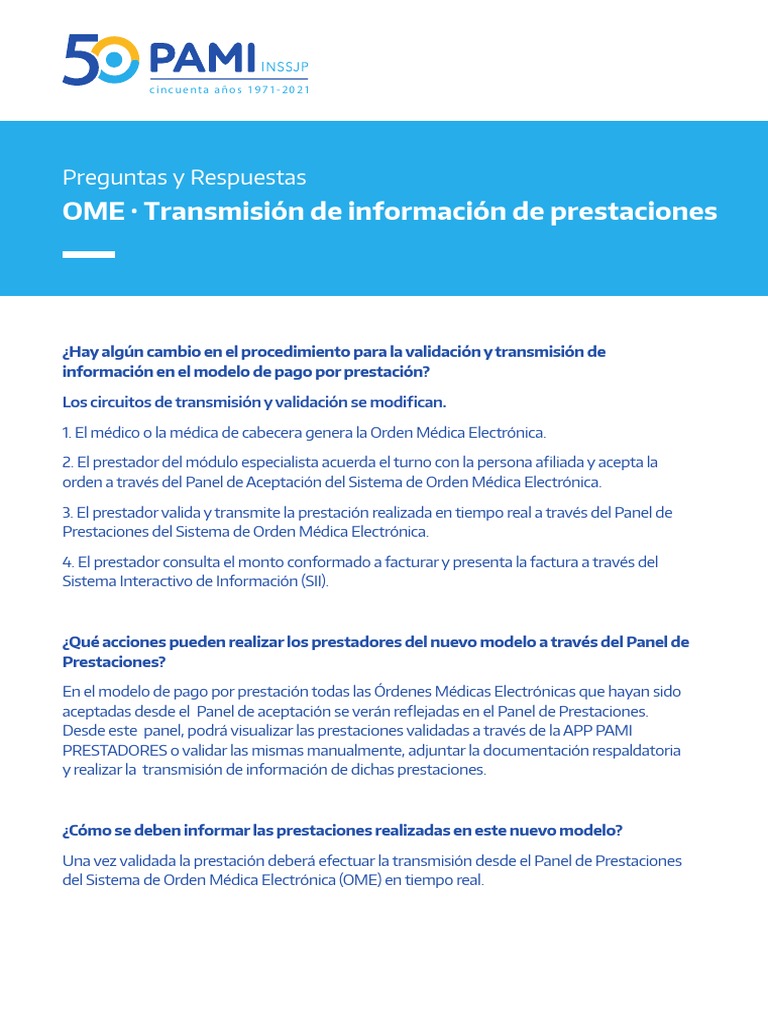 OME - Transmision Panel PyR | PDF | Información | Informática
