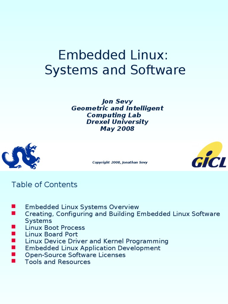 Embedded Linux Training | PDF | Device Driver | Kernel (Operating System)