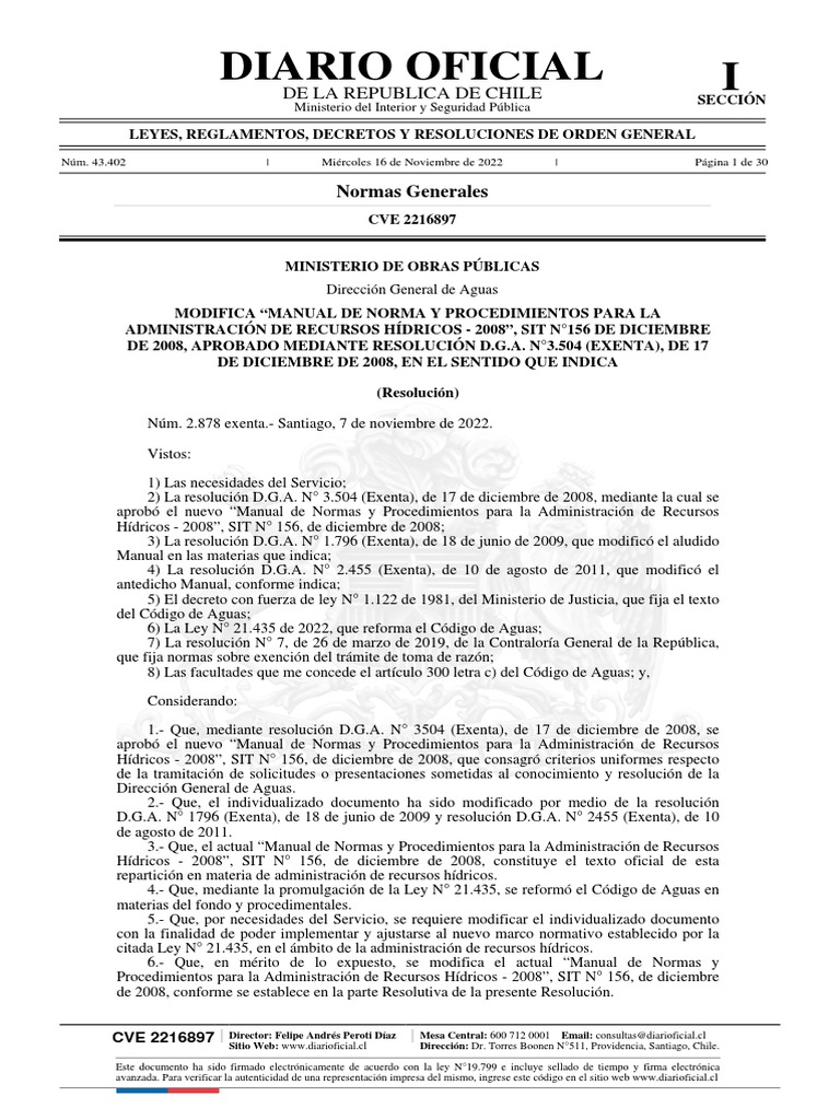 Nuevo Manual DARH 1668610568 | PDF | Chile | Santiago