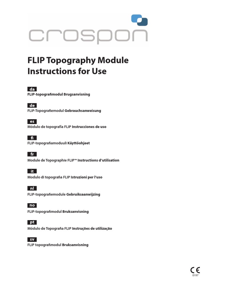 Manual de Usuario Flip-Topography-Module | PDF