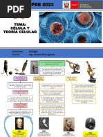 Linea Del Tiempo Teoria Celular | PDF | Biología Celular) | Nucleo celular