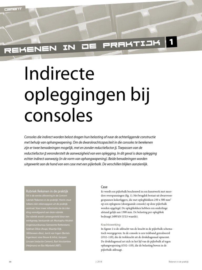 Berekening Indirecte Opleggingen Bij Consoles | PDF