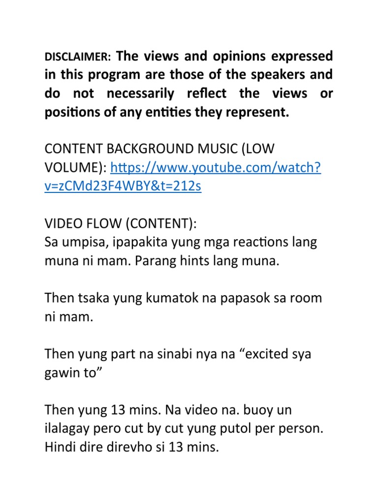 Disclaimer | PDF | Games & Activities | Social Science