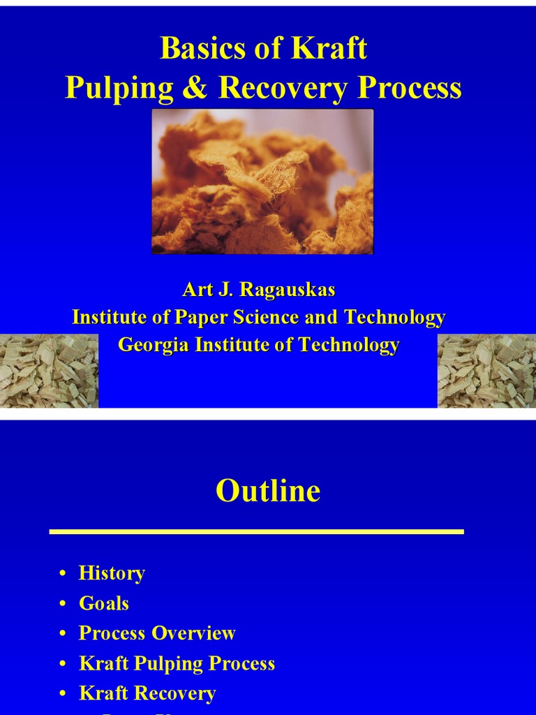 Kraft Pulping and Recovery Process Basics | PDF | Pulp (Paper ...