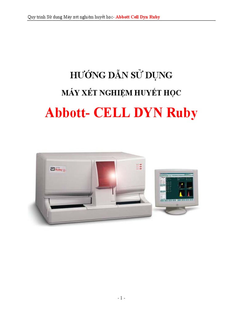Quy trinh su dung may CD Ruby | PDF
