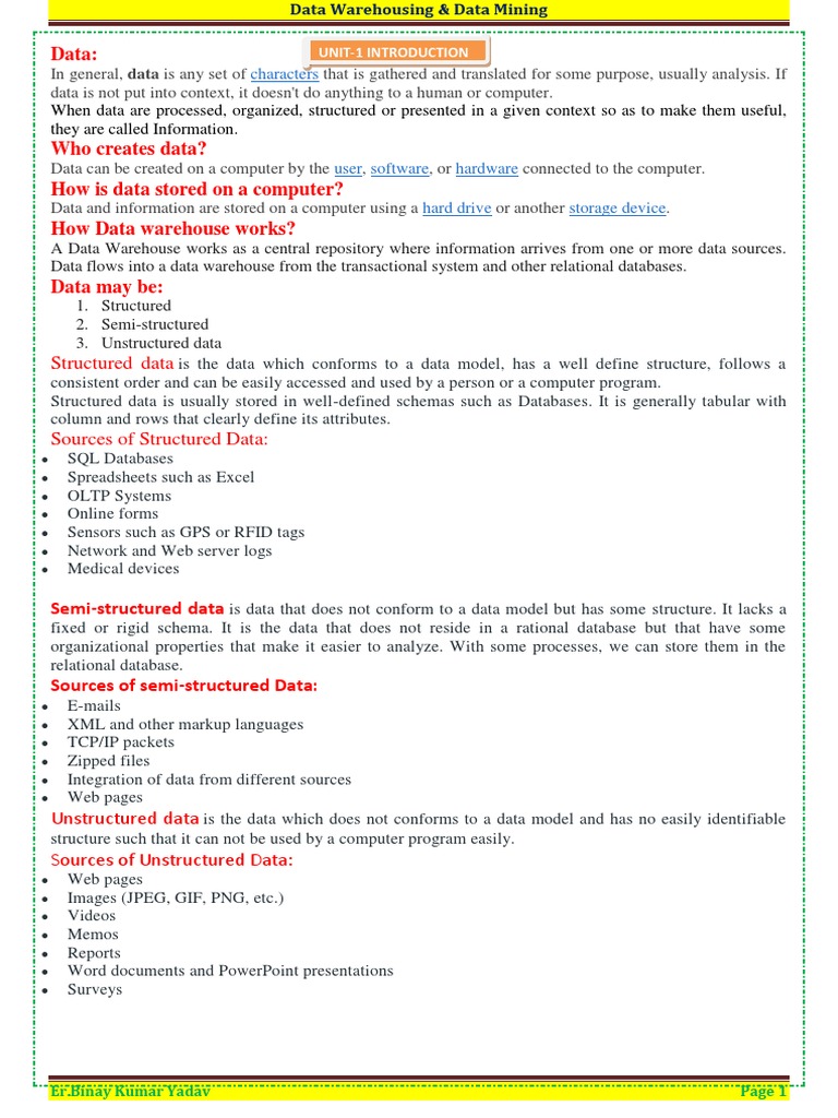 Data Warehousing & Data Mining | PDF | Data Warehouse | Databases