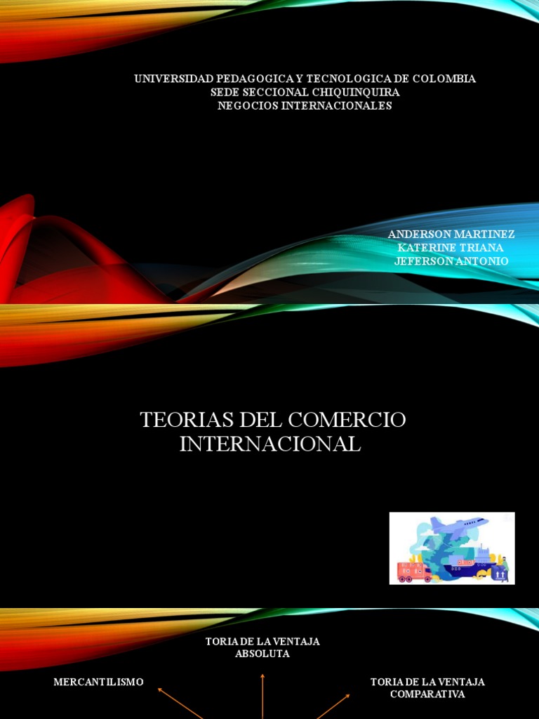 Teorias Del Comercio Internacional | PDF | Comercio | El comercio internacional