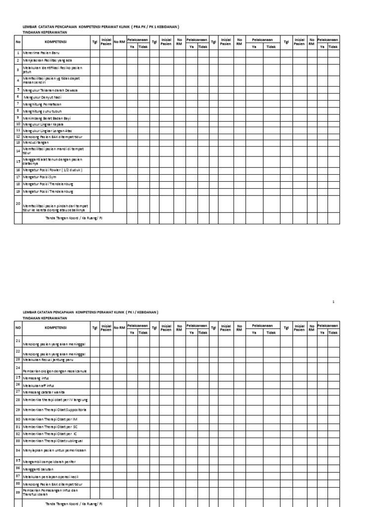 Log Book VK Dan Perina | PDF