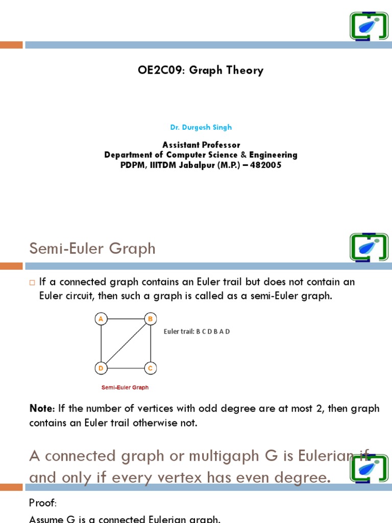 Graph Theory Lecture 5 and 6 | PDF | Computational Complexity Theory ... Graph Theory Lecture 5 and 6 | PDF | Computational Complexity Theory ...