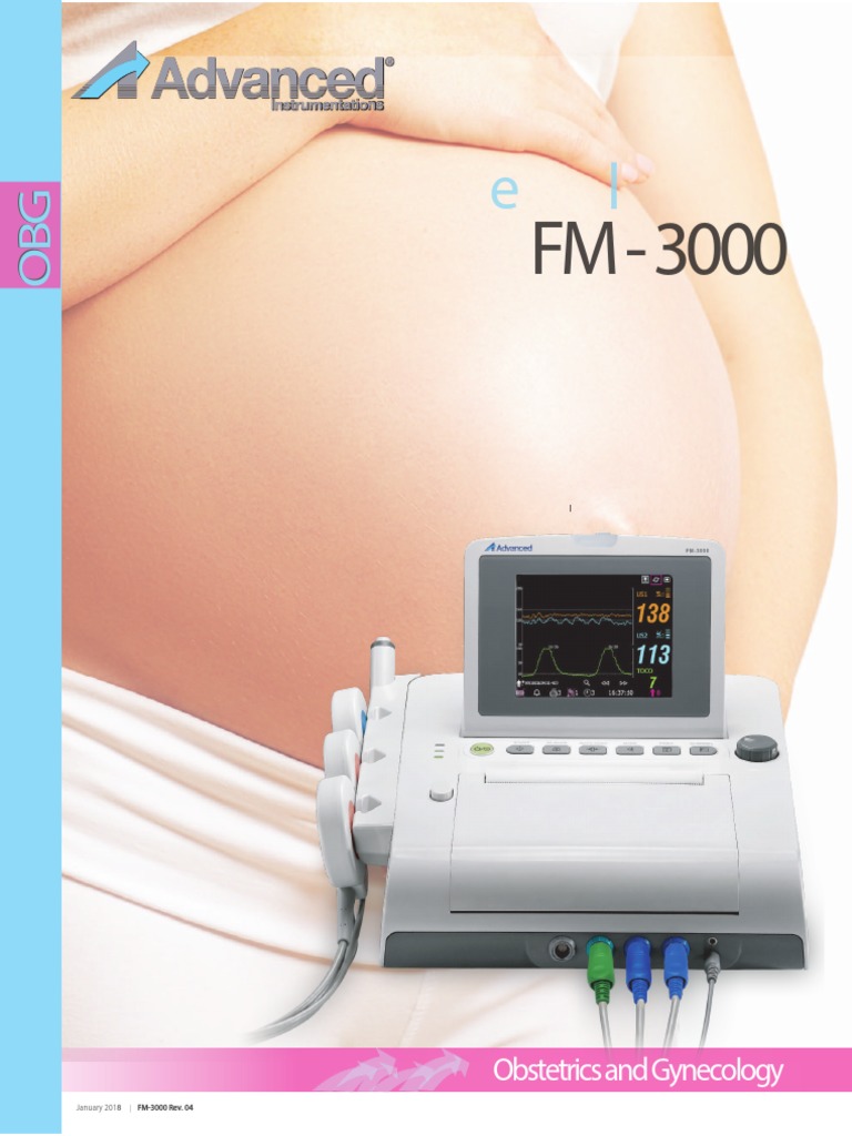 Fetal Monitor FM-3000 Brochure | PDF | Computer Monitor