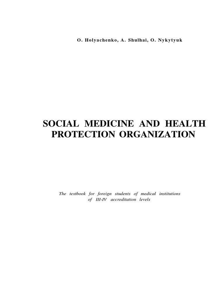 Social Medicine Book | PDF | Public Health | Health Care