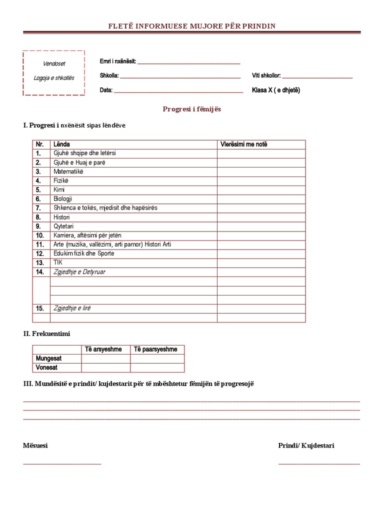 FLET - INFORMUESE MUJORE P - R PRINDIN - Klasa 10 | PDF