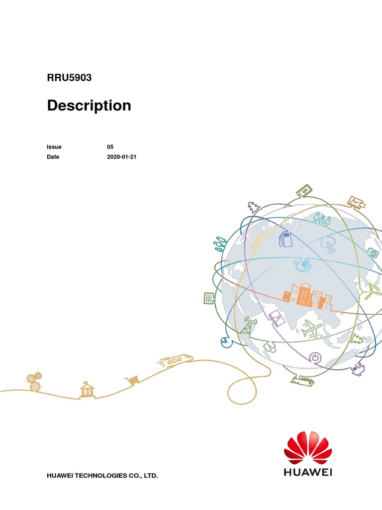RRU5903 Description | PDF | Lte (Telecommunication) | Gsm