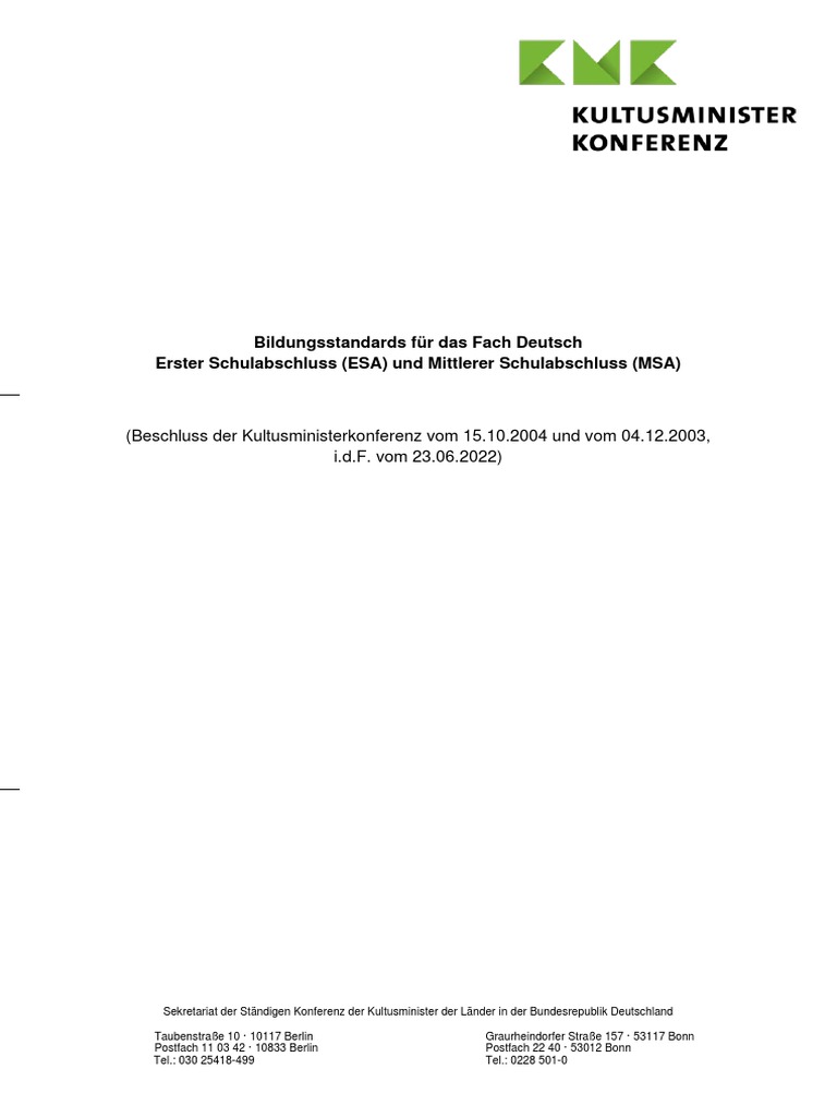 2022 06 23 Bista ESA MSA Deutsch | PDF