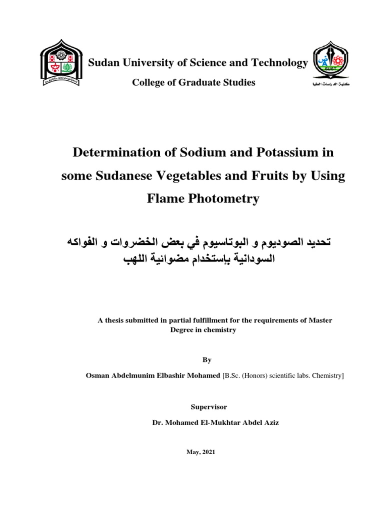 Determination of Sodium .... | PDF | Sodium | Potassium