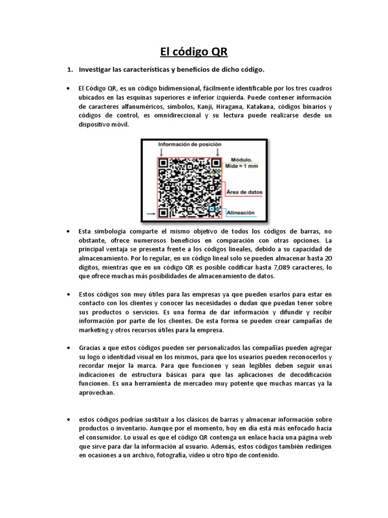 El Código QR | PDF | Código QR | Informática