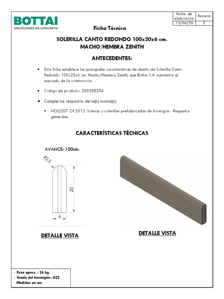 Solerilla Minvu Tipo C - Bottai | PDF