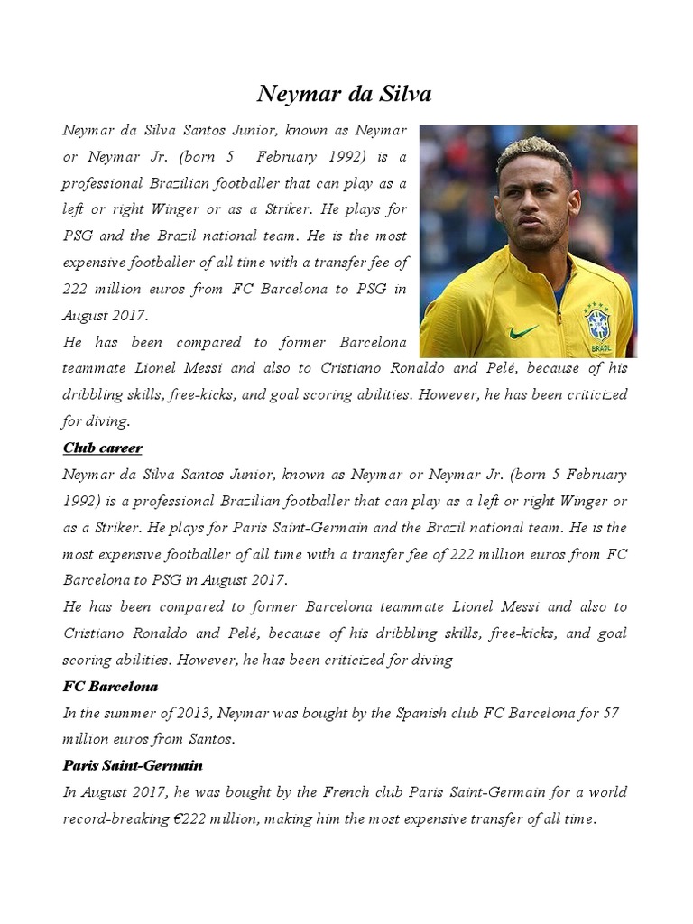 Neymar Da Silva | PDF