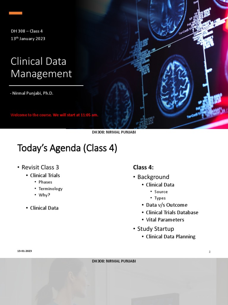 Clinical Data Management - Class 4 | PDF | Medical Imaging ...