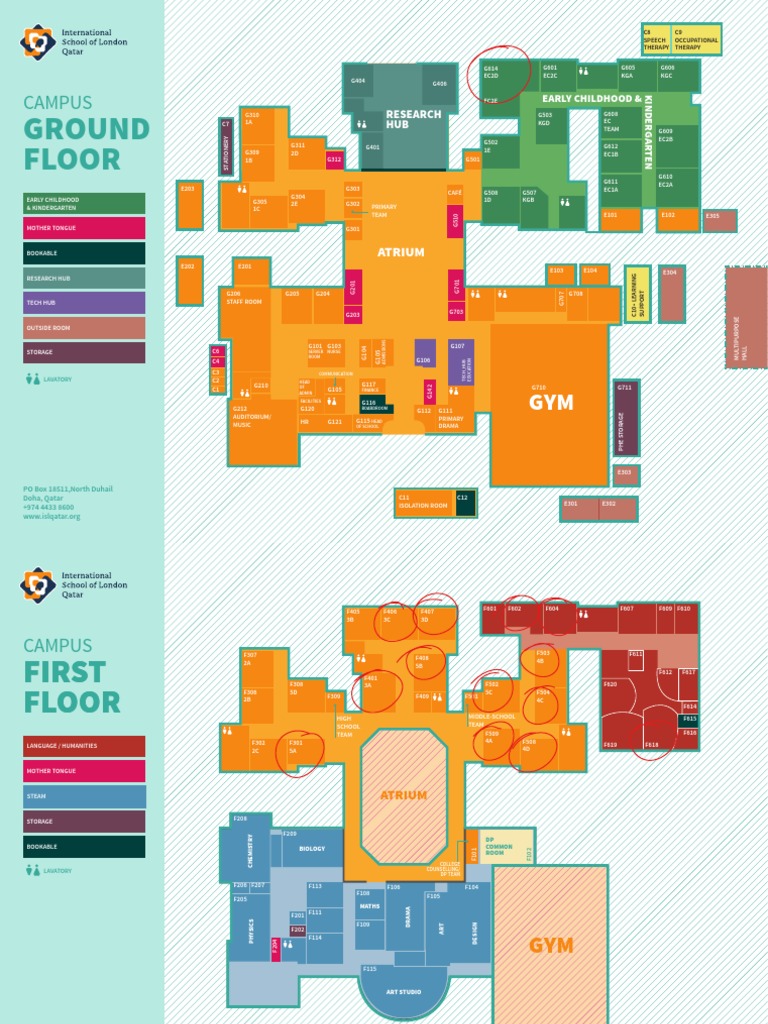 CLP Room Map 2022-23 | PDF