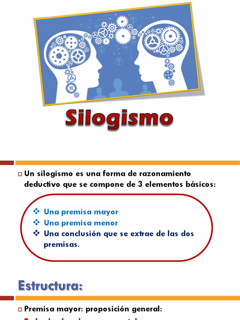 Silogismo | PDF | Lógica | Razonamiento