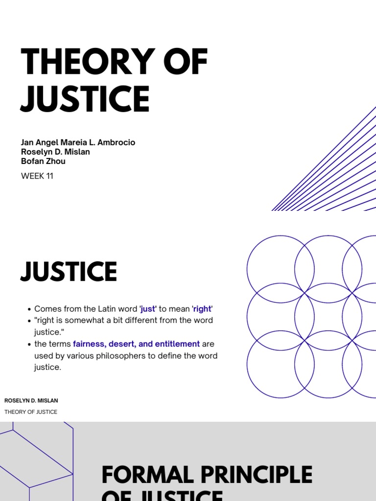 Theory of Justice 1 | PDF | Justice | Crime & Violence