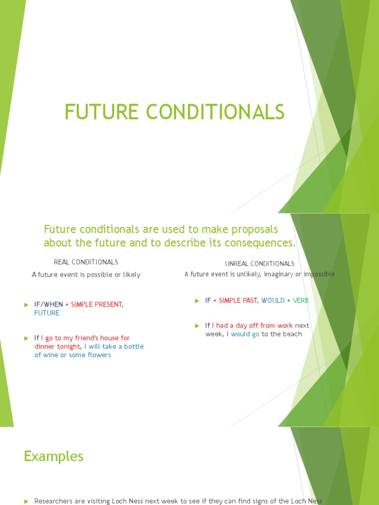 Future Conditionals | PDF | Language Arts & Discipline