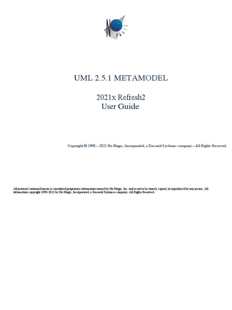 MagicDraw UMLMetaModel UserGuide | PDF | Unified Modeling Language | Software Engineering