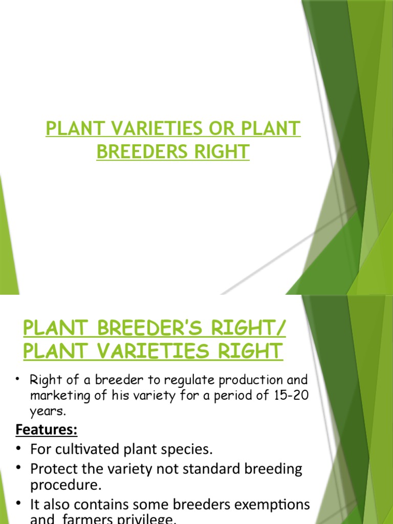 Plant Varities | PDF | Plant Breeding | Cultivar