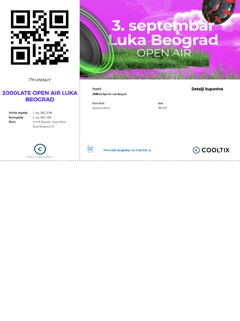 Ticket Late 2000 | PDF