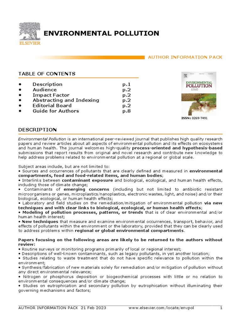 0269-7491 Generatepdf True | PDF | Air Pollution | Gender Studies