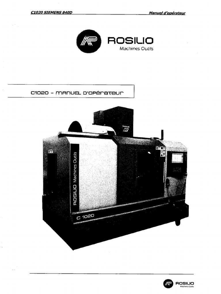 C1020 - Manuel Operateur | PDF