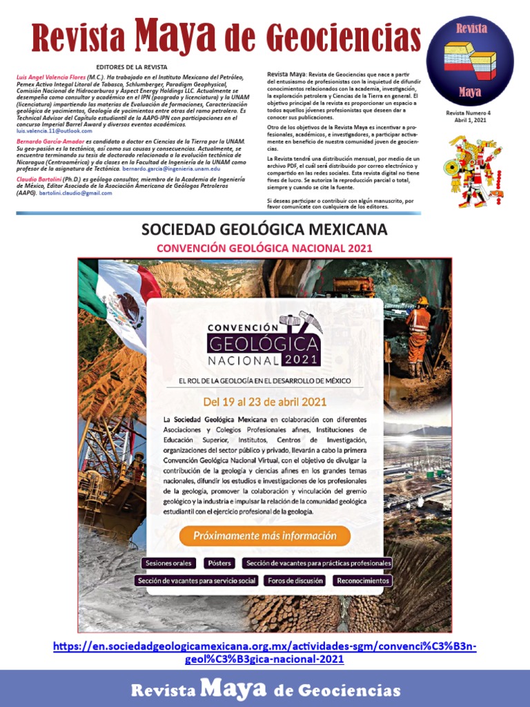 Revista Maya Geociencias - Abril 2020 | PDF | México | Petróleo