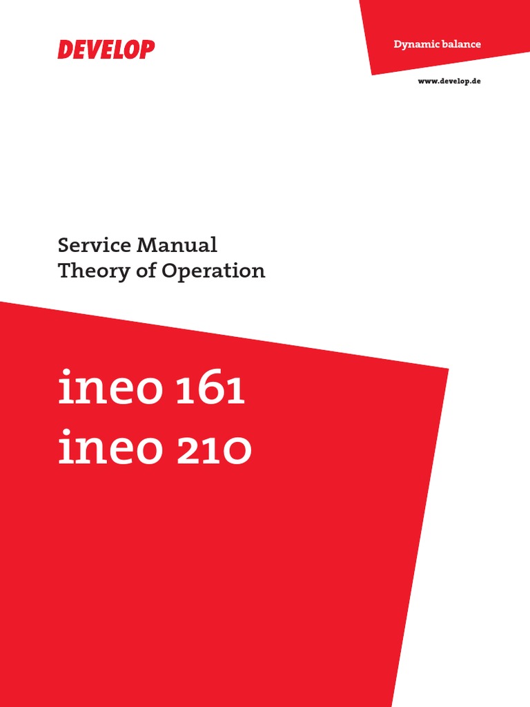 Develop Ineo 161 210 Service Manual General | PDF | Equipment | Office ...