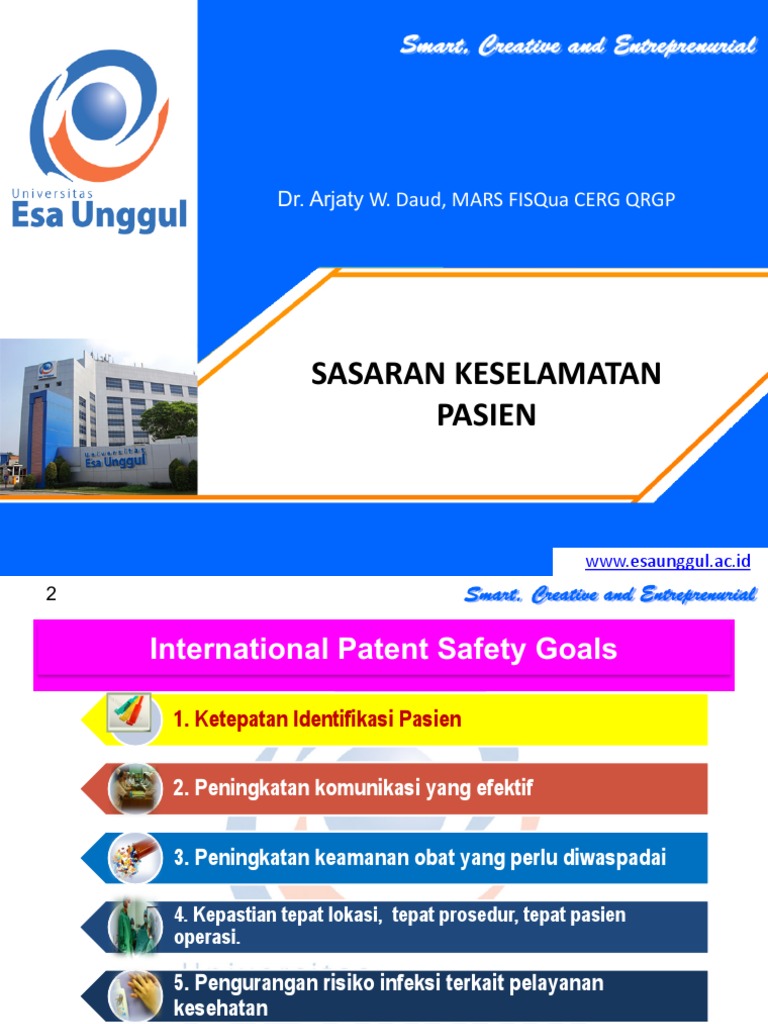 Modul 11 Sasaran Keselamatan Pasien | PDF