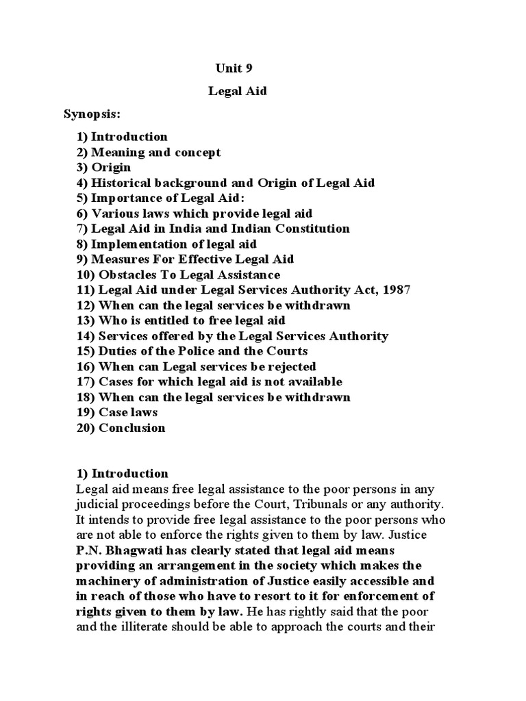 Legal Aid | PDF | Legal Aid | Legal Education