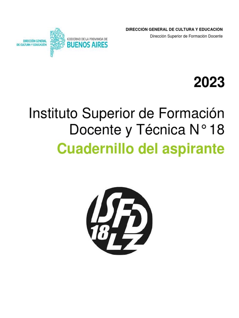 Cuadernillo Ingreso 2023 Educacion Fisica | PDF | Evaluación | Plan de estudios