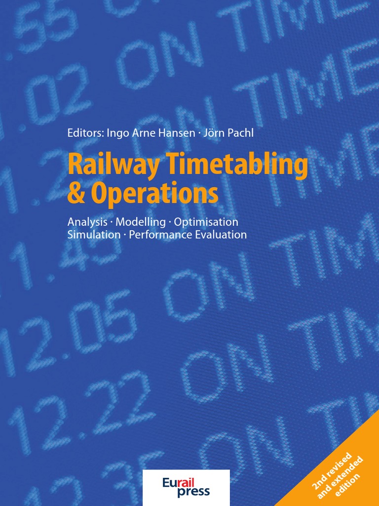978 3 96245 089 2 - Railway Timetabling - Leseprobe | PDF | Train ...