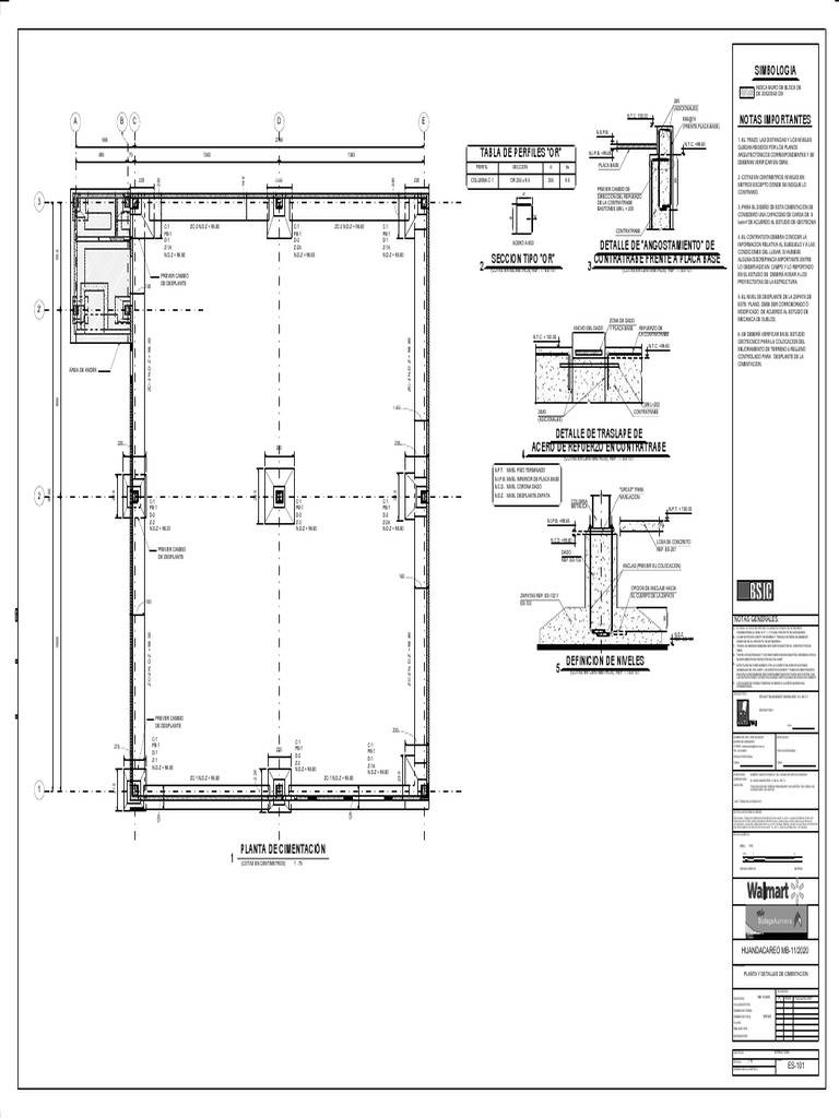 Detalle de Contratrabe en Cimentación | PDF | Ingeniero civil ...