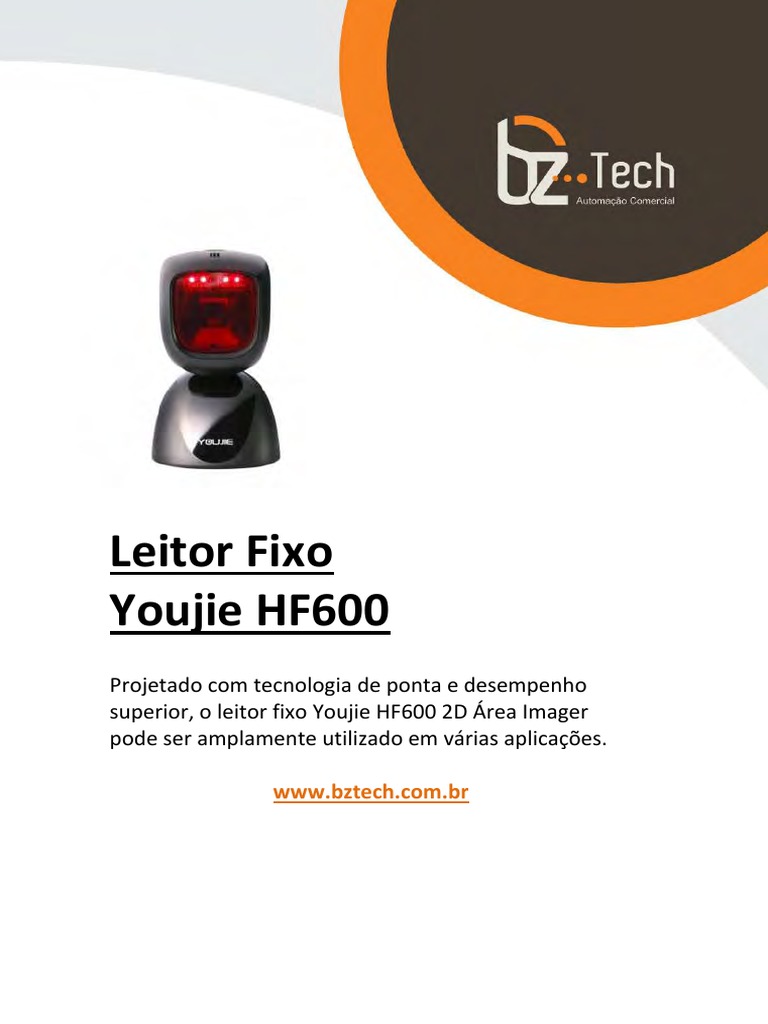 Manual Honeywell Youjie hf600 | PDF | Usb | Barcode