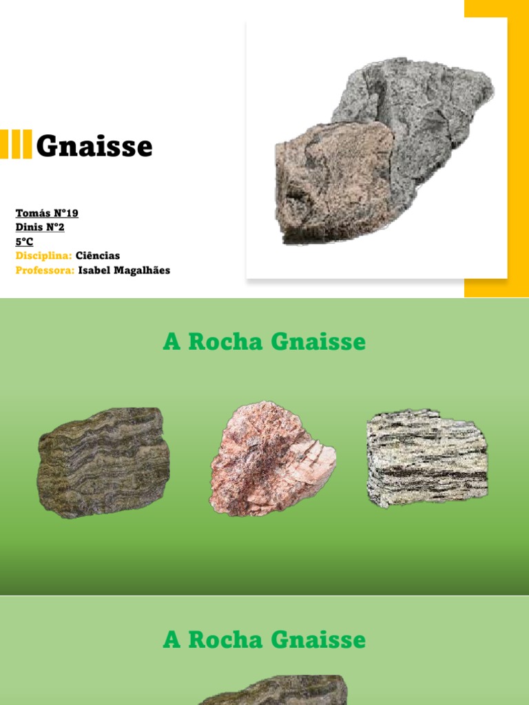 Características da Rocha Gnaisse | PDF | Ciências e Matemática
