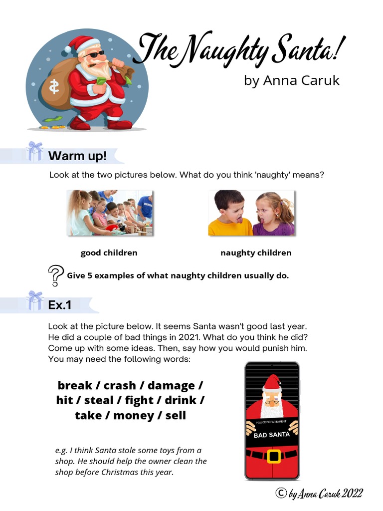 The Naughty Santa! | Download Free PDF | Santa Claus