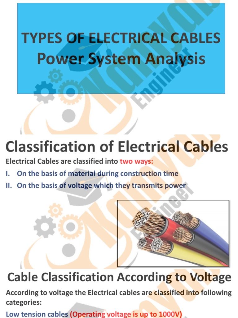 Classification of Power Cables | PDF
