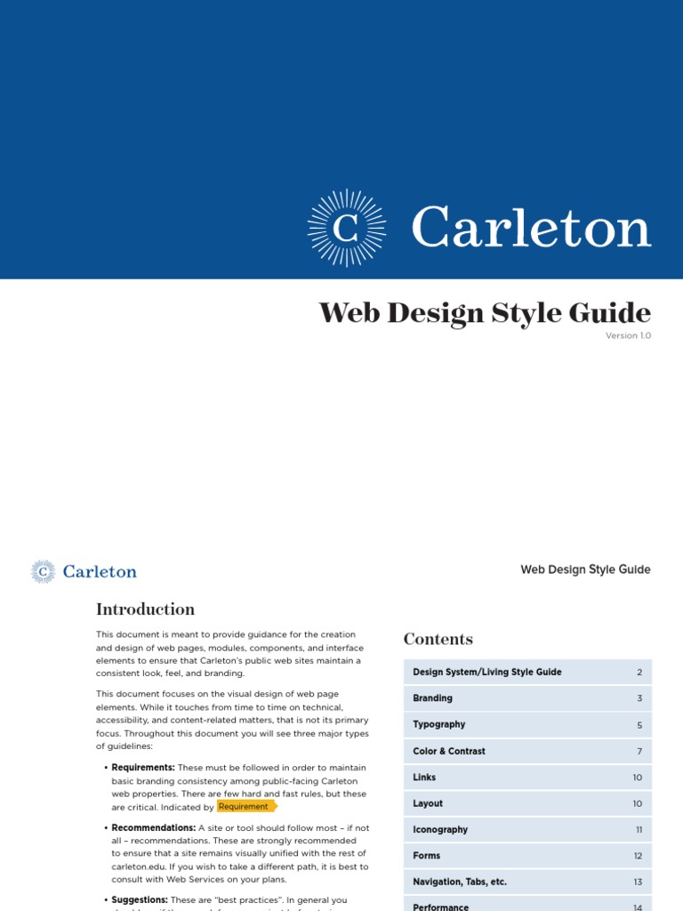 Web Design Style Guide 1.0 | PDF | Icon (Computing) | Web Design