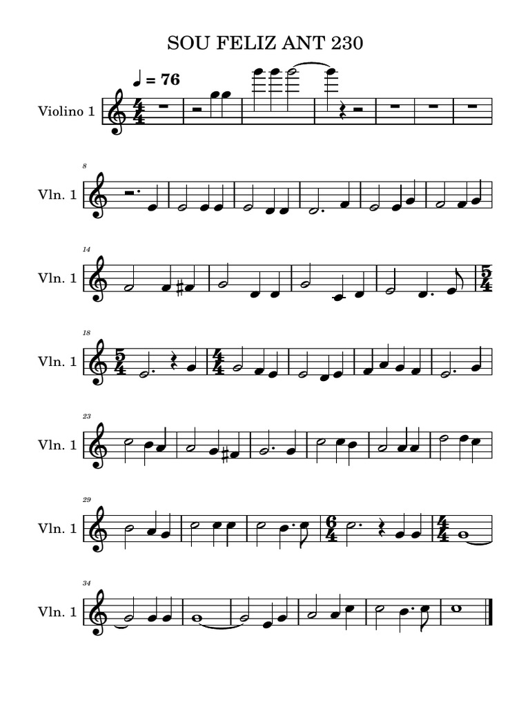 v1 Sou Feliz Trio Versão Nova 230 | PDF