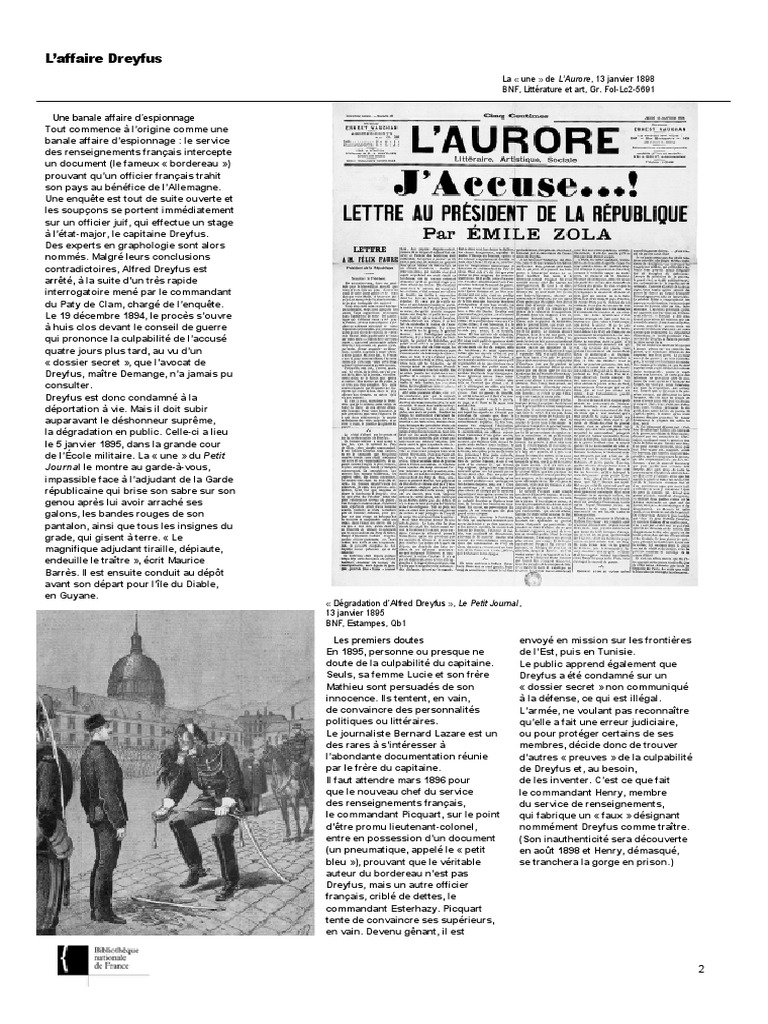 Dreyfus 2 | PDF | Affaire Dreyfus | France
