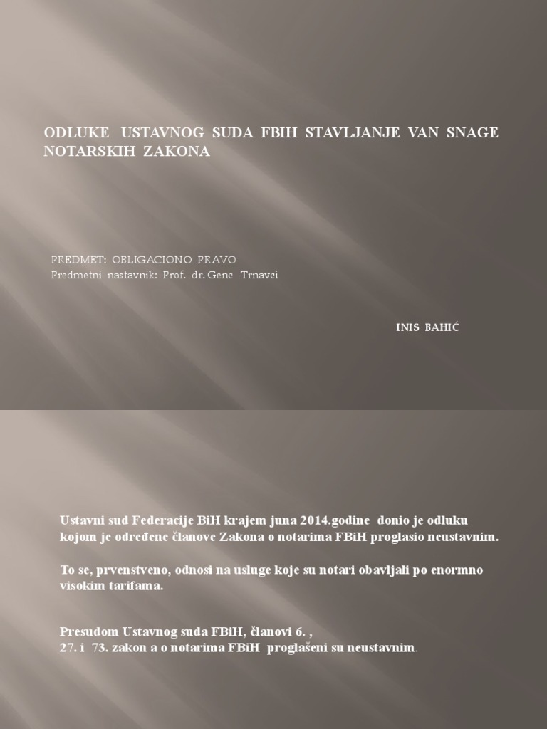 Notarski Zakoni | PDF